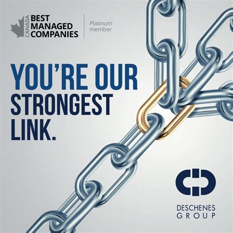 We Are Proud To Announce That Deschênes Group Is Recognized For The