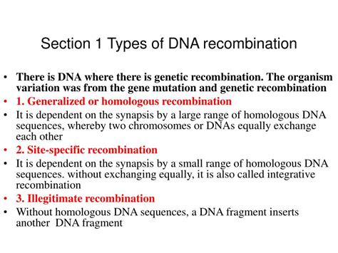 Ppt Chaper 8 Genetic Recombination Powerpoint Presentation Free