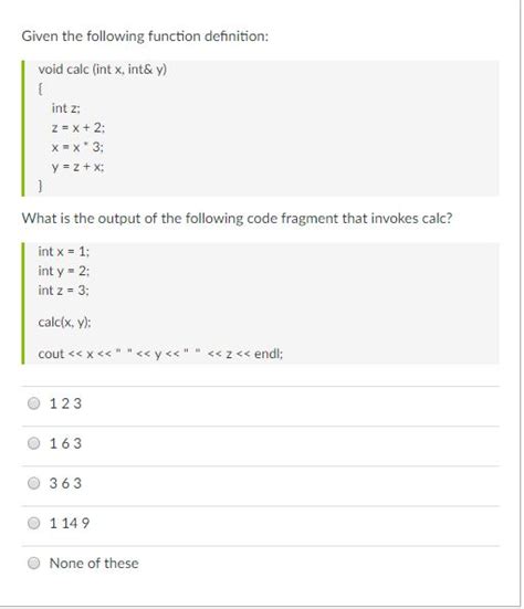 Solved If You Are Told To Write A Function To Which You Will