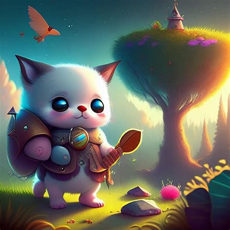 Premium Ai Image Adorable Design Cute Fantasy