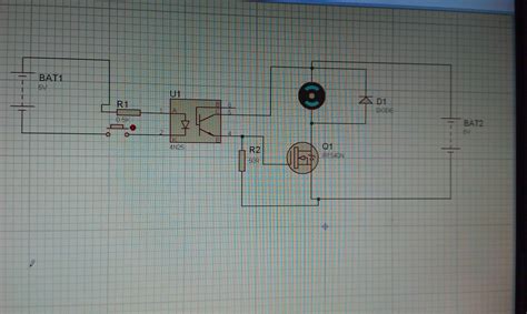 Problem With Driving The Mosfet Through Optocoupler Electrical
