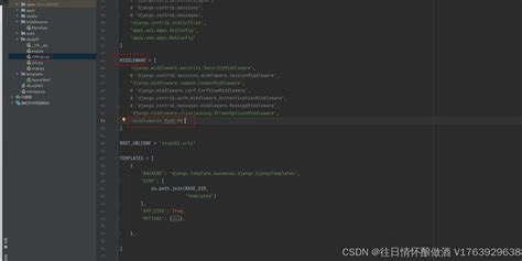Django基础之中间件 Csdn博客