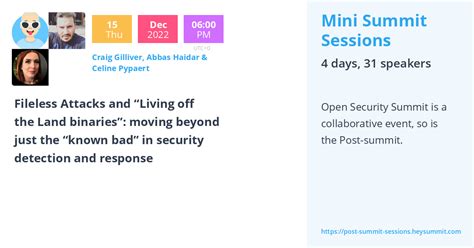 Fileless Attacks And Living Off The Land Binaries” Moving Beyond Just