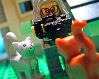 Lego Minifig Scene Print Snow Bunny Leia