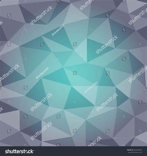 Blue Color Geometric Triangle Pattern Stock Vector Royalty Free Shutterstock