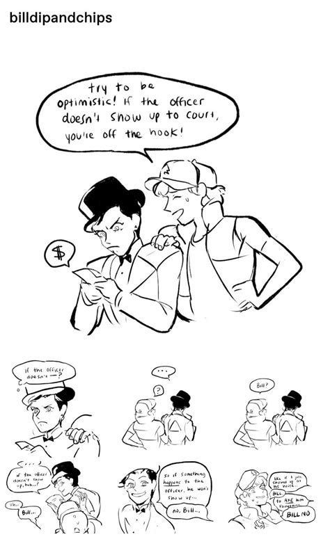 Human Bill Cipher And Dipper Comic By Billdipandchips Gravity Falls