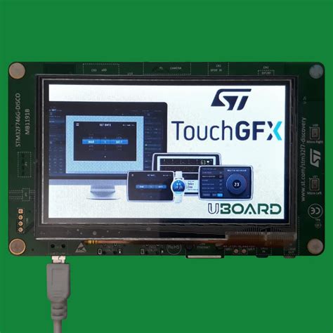 فیلم آموزش Tft Lcd با Touchgfx و Stm32 یوبرد