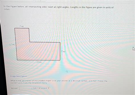 Solved In The Figure Below All Intersecting Sides Meet At