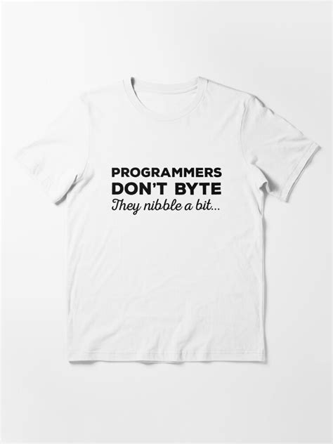 Programmers Dont Byte They Nibble A Bit Funny Programming Jokes