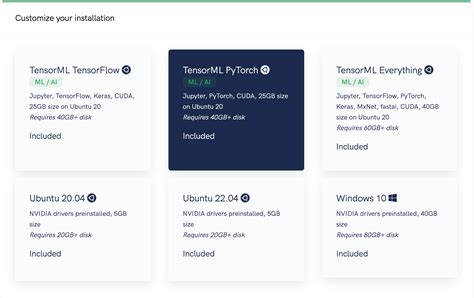 running jupyter notebook tensordock