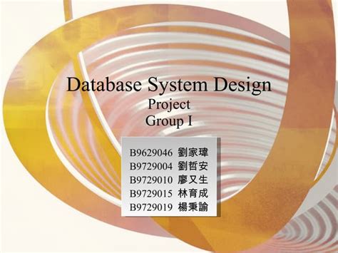Database System Design Ppt Databases Computer Software And Applications