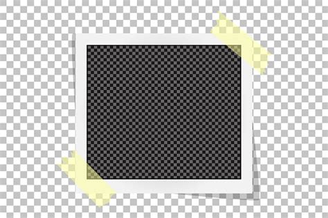 투명 한 배경에 고립 된 그림자와 함께 끈 적 테이프에 사각 프레임 템플릿 벡터 일러스트 레이 션 0명에 대한 스톡 벡터 아트 및 기타 이미지 Istock