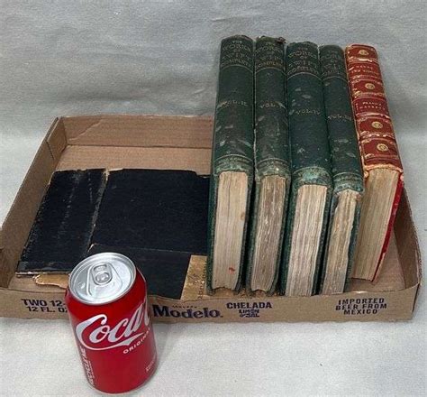 5 Volumes Works Of Swift And Henry The Eighth In Leather Binding