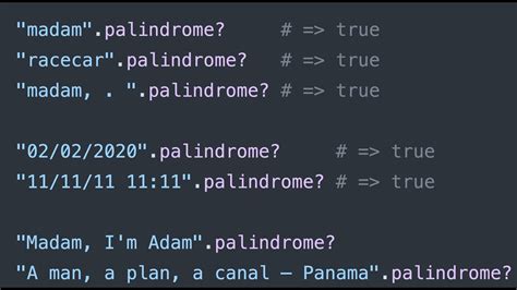Acing Your Technical Test Implementing A Palindrome Checker In Ruby