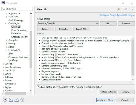 Ibrahim Sawalha S Blog Eclipse Java And Html Code Formatter
