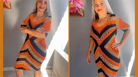 Vestido crochê Maria Aula final YouTube