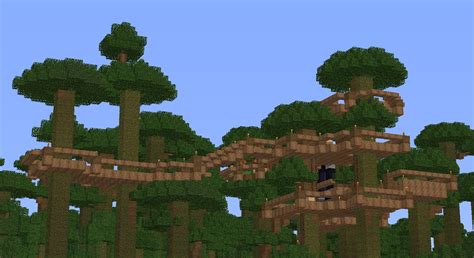 Survival Jungle Treehouse Been Playing This World For Weeks R Minecraft