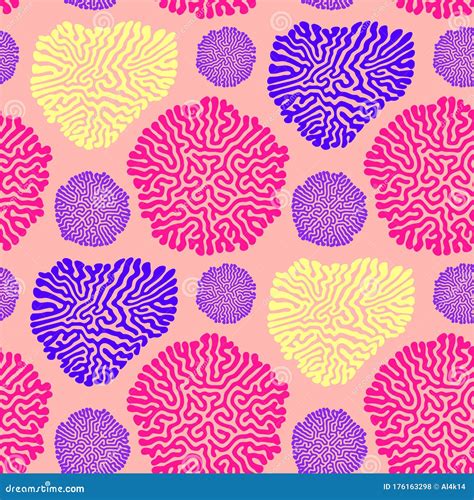 Turing Morphogenesis Reaction Diffusion Pattern Vector Illustration 159753580