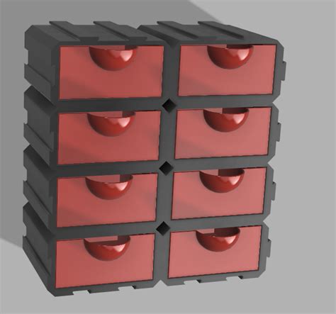 Modular Drawer System Expandable By Dengamleninja Download Free Stl Model