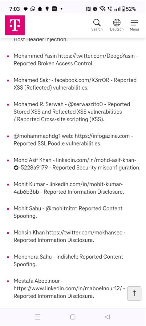 Mohit Kumar On Linkedin Halloffame Bugbounty Security Cybersecurity Fortra Telekom