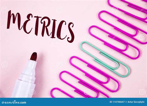 Writing Note Showing Metrics Business Photo Showcasing Method Of Measuring Something Study