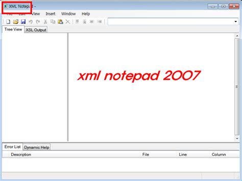 xml 편집기 에디터 ms의 xml notepad 2007