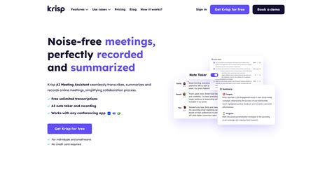 Krisp Ai Meeting Assistant Ai Tool For Meeting Summaries