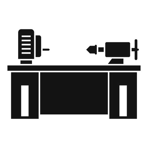 Premium Vector Lathe Machine Icon Simple Illustration Of Lathe Premium Vector Lathe Machine Icon Simple Illustration Of Lathe