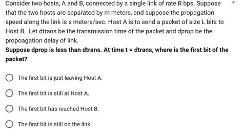 Consider Two Hosts A And B Connected By A StudyX