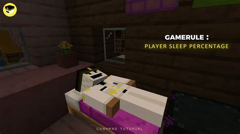 Penjelasan And Penggunaan Dari Command Gamerule Players Sleeping Percentage Minecraft Bedrock