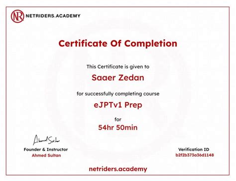 Saaer Zedan On Linkedin Cybersecurity Pentesting Ejpt 12 Comments