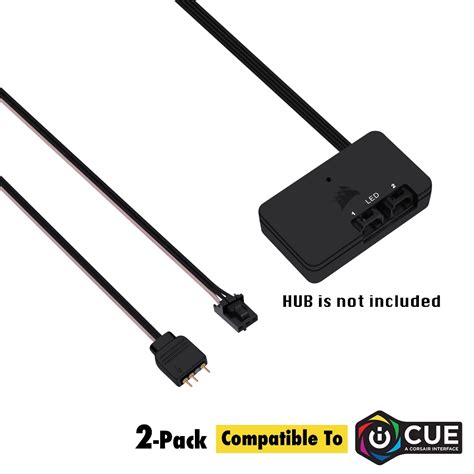 Ezdiy Fab Adapter Cable For Corsair Lighting Node Pro And Corsair Icue Commander Pro2 X 20cm