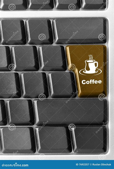 Computer Keyboard With Red Stock Image Image Of Keypad