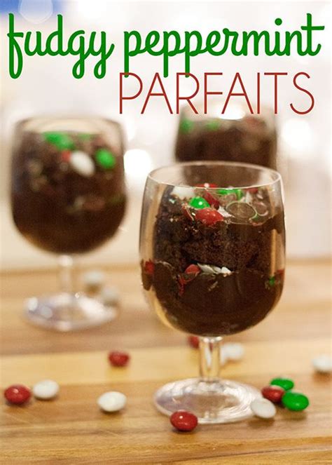 Fudgy Peppermint Parfaits Peppermint Parfait Parfait Desserts