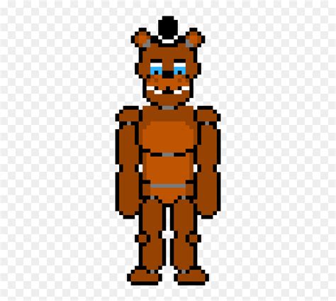 Fnaf Freddy Fazbear Freddy Pixel Art Hd Png Download Vhv