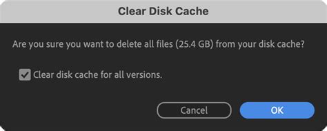How To Quickly Clear Disk Cache In After Effects