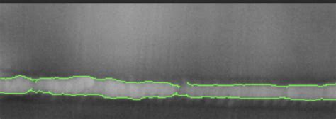 python find the center line between object s edges stack overflow