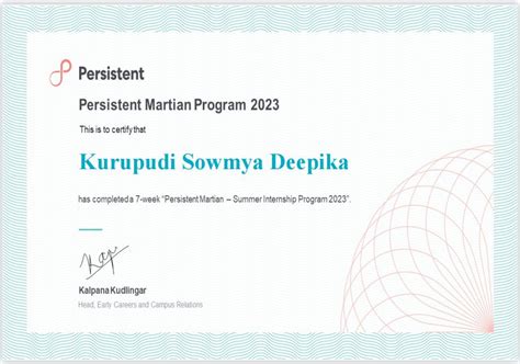 Sowmya Deepika Kurupudi On Linkedin Connections Persistentsystems