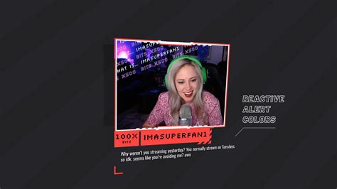 React Reactive Webcam Widget Twitch Events Youtube Events Facebook
