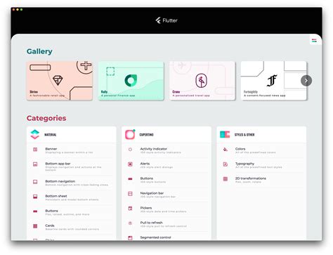 gallery screenshots md at main · flutter gallery · github