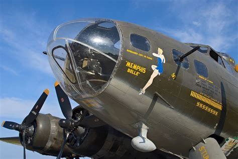 B 17 Memphis Belle Nose Art One Of The B 17s Converted And Used In