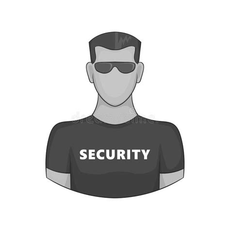 Security Guard Icon Outline Style Stock Vector Illustration Of Military Concept 183720990