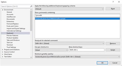 Visual Studio Locate File In Solution Explorer Keyboard Shortcut Andreas Plahn Blog