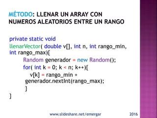 Array En Java Operaciones PDF