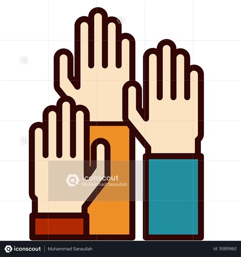Raise Your Hand Animated Icon Free Download School And Education Animated Icons Iconscout
