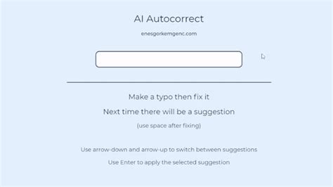 Github Enesgorkemgencai Autocorrect Ai Autocorrect App That Use The