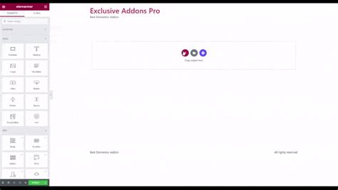 how to add two button side by side in elementor exclusive addons