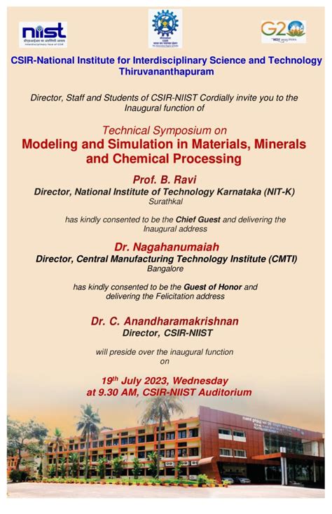 Csir Niist Posted On Linkedin