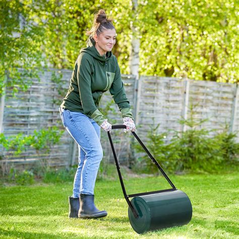 Hand Tools Outdoor 30 L Garden Lawn Roller Heavy Duty Rolling Grass