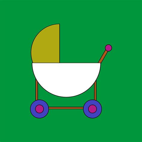 플랫 아이콘 디자인 컬렉션 유모차 벡터 Eps Ai Uidownload